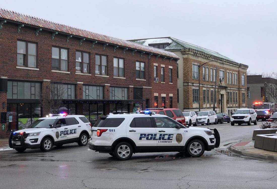 Two Lawrence police officers injured in incident at 8th and ...